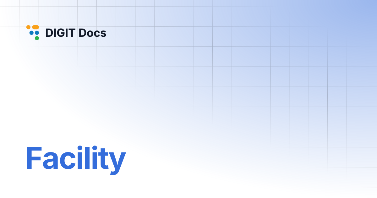Facility | PH-v1.5 | DIGIT Docs