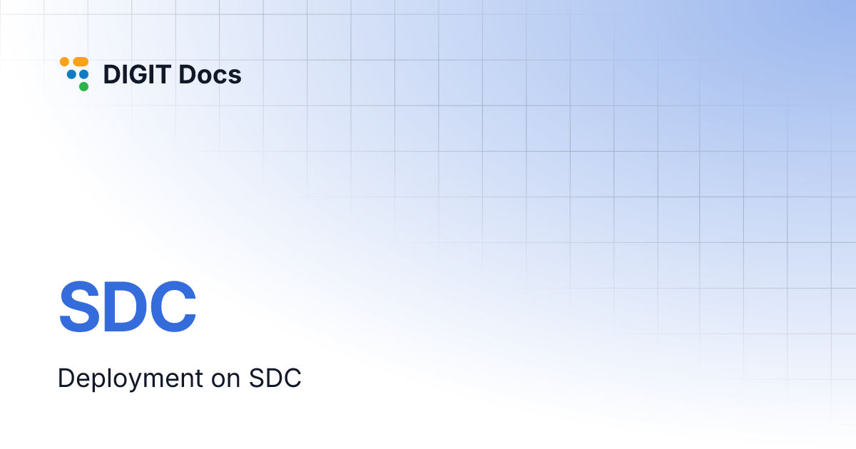 SDC | DIGIT Docs